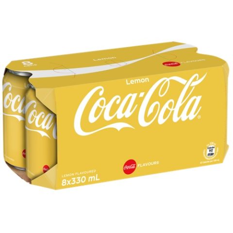 Coca-Cola Lemon 330ml CAN 8P | Swire Coca-Cola eShop