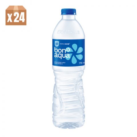 Bonaqua Mineralized Water (100% Recycled Plastic Bottle) 770ml PET 24P | Swire Coca-Cola eShop